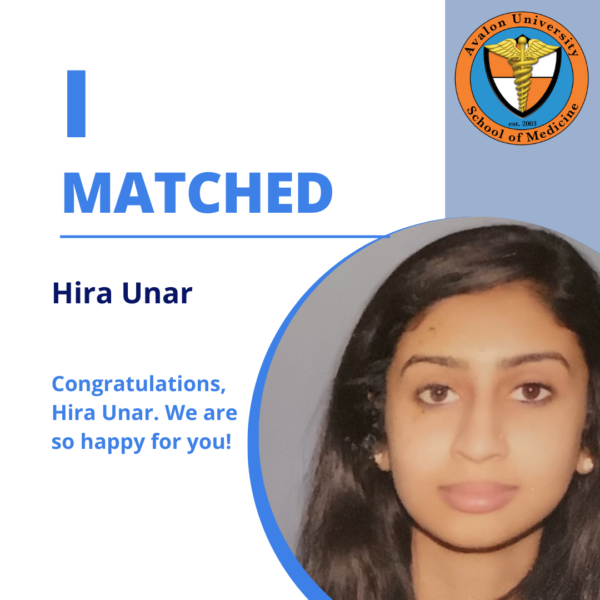 Match List - Avalon University School of Medicine